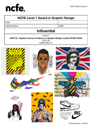 NCFE L1 Graphic Design UNIT 02 SCHEME OF WORK | Teaching Resources