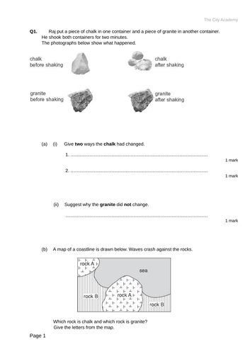 Year 7 - Rock Cycle (Full lesson - 2 Hours) | Teaching Resources