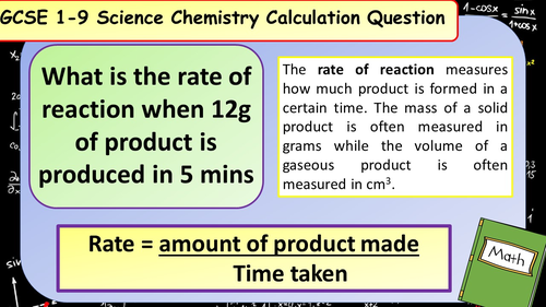 £1 ONLY: 75 GCSE Chemistry (Science) Quantitative Chemistry Revision ...