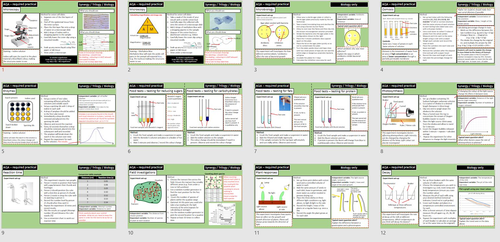 AQA Biology required practicals (ALL) | Teaching Resources