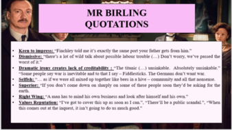 An Inspector Calls Flash Card Revision | Teaching Resources