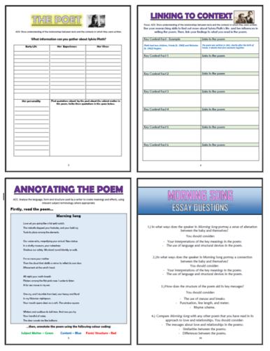Morning Song Comprehension Activities Booklet! | Teaching Resources