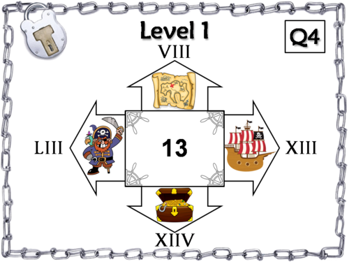 Roman Numerals Activity: Pirate Themed Escape Room | Teaching Resources