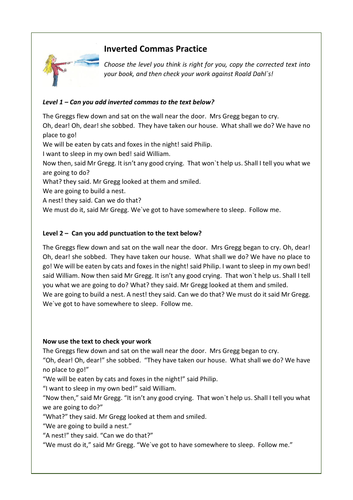 Reciprocal/Guided Reading - The Magic Finger by Roald Dahl (Year 3/4 ...