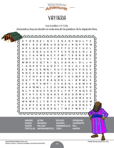 Vayikra | Levítico: Libro de Actividades con Porciones de la Torá ...