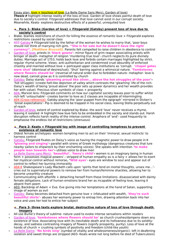 AQA A Level Pre 1900 Love through the ages- Loss of love and forbidden ...