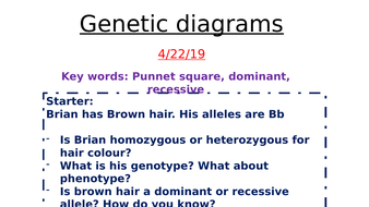 Inheritance- GCSE Foundation | Teaching Resources