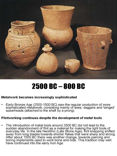 Timeline & Market Place Activity: Neolithic & Bronze Age Britain ...