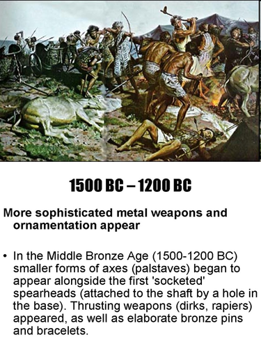 Timeline & Market Place Activity: Neolithic & Bronze Age Britain ...