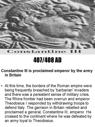 Timeline & Market Place Activity: Roman Britain 43-419AD | Teaching ...