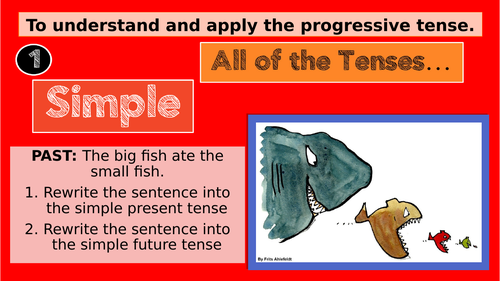 PROGRESSIVE TENSE POETRY - Year 6 - COMPLETE REVISION LESSON | Teaching ...