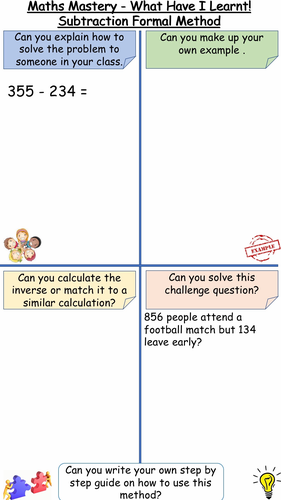 Subtraction Formal Method Remote Learning L1 | Teaching Resources