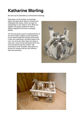 3D Art Factsheets - Art & Design - Research | Teaching Resources