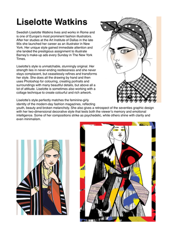 Illustration / Illustrator Factsheets - Art & Design - Research ...