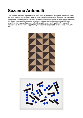 Modern Fine Artist Factsheets - Art & Design - Research | Teaching ...