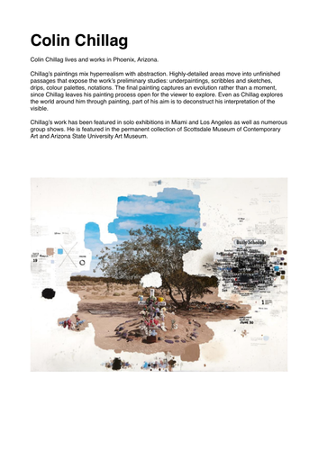 Modern Fine Artist Factsheets - Art & Design - Research | Teaching ...