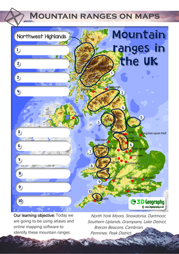 Mountains complete lesson 1 - Mountain ranges | Teaching Resources Mountains complete lesson 1 - Mountain ranges | Teaching Resources