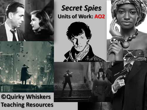 AQA Step Up to English Gold AO2 LESSONS Component 2 Secret Spies ...