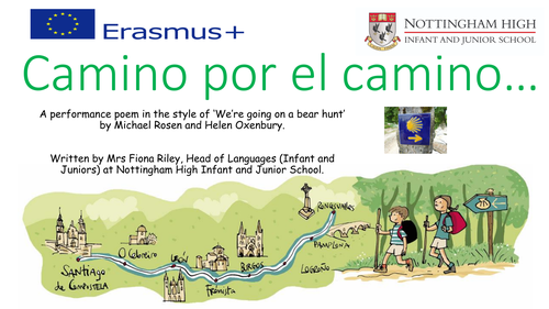KS2 KS3 Primary Spanish Performance Poem - Camino por el camino ...