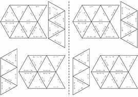 2-Step Linear Equations - Tarsia Jigsaw | Teaching Resources