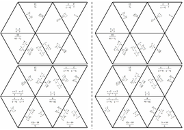 Adding & Subtracting Algebraic Fractions - Tarsia Jigsaw | Teaching ...