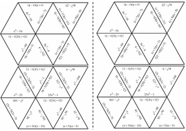 Difference of Two Squares - Tarsia Jigsaw | Teaching Resources