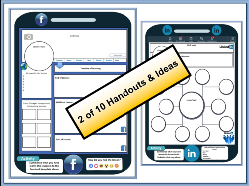 Social Media Activity Templates | Teaching Resources