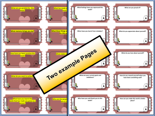 Mindfulness Reflection Tickets | Teaching Resources
