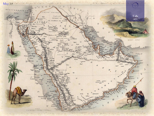 Historical e-atlas Saudi Arabia | Teaching Resources