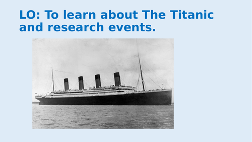 The Titanic | Teaching Resources