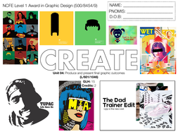 NCFE L1 Graphic Design UNIT 04 SCHEME OF WORK by natalielonglegs ...