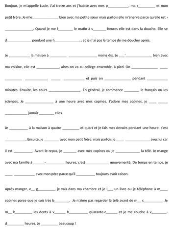 Je m'entends bien avec ma famille | Teaching Resources