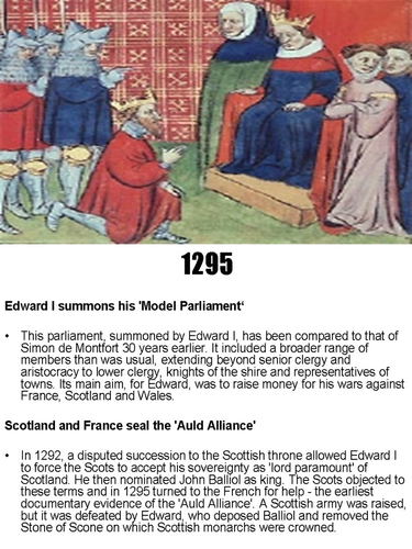 Timeline & Market Place Activity: Medieval Britain 1154 - 1485 AD ...