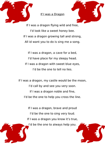 Viking Dragon Poems | Teaching Resources