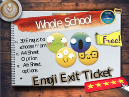 Emoji Exit Ticket | Teaching Resources