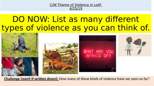 LOTF's full SOW | Teaching Resources