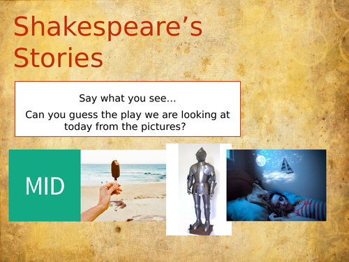 Shakespeare Stories - KS3 DRAMA SOW | Teaching Resources