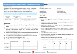 Edexcel Chemistry: Electrolysis of copper sulfate solution (Core ...