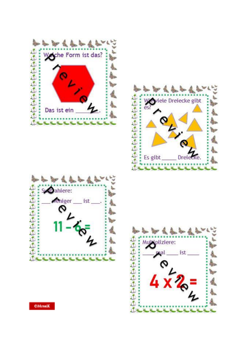 Numbers 1-20 German 54 task cards | Teaching Resources