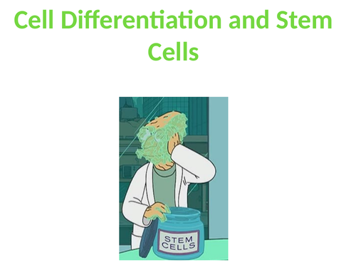 9-1 AQA GCSE Biology - U1 L2 Cell Differentiation and Stem Cells ...