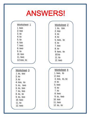 Homophones and Tricky Words - 3 Posters + 4 Worksheets | Teaching Resources