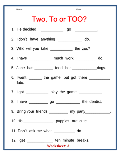 Homophones and Tricky Words - 3 Posters + 4 Worksheets | Teaching Resources
