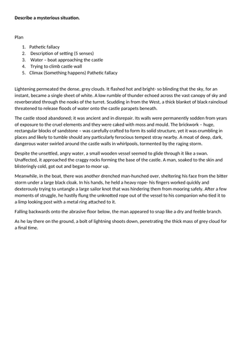 AQA style GCSE English Language Paper 1 bundle | Teaching Resources