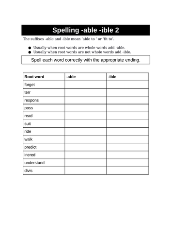 Spelling worksheets Year 5 and 6 bundle | Teaching Resources