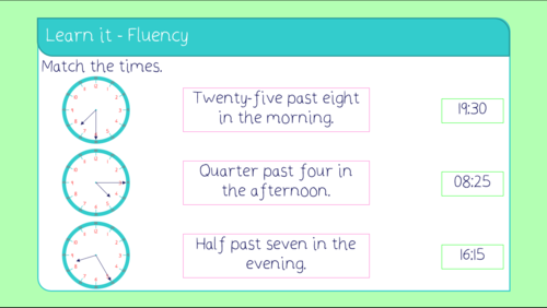 4. Time: analogue to digital – 24 hour lesson pack (Y4) | Teaching ...