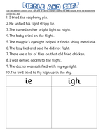 Alternative Spellings for igh | Teaching Resources