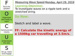 Wave Speed Required Practical | Teaching Resources