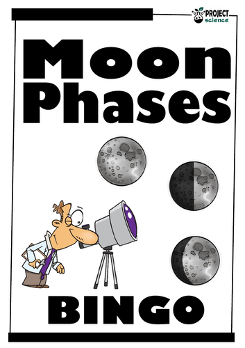 Phases of the Moon Bingo | Teaching Resources
