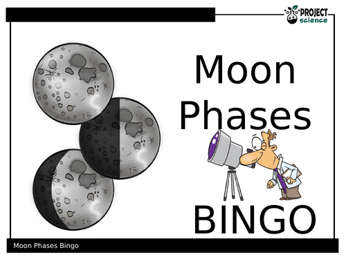 Phases of the Moon Bingo | Teaching Resources
