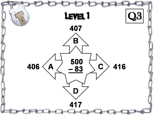 Three Digit Subtraction Across Zeros Game: Math Escape Room | Teaching ...